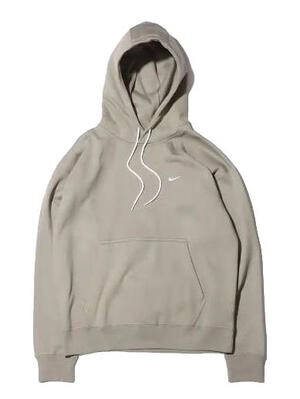 Nike Logo Embroidered Fleece Lined Hoodie - Multi-color