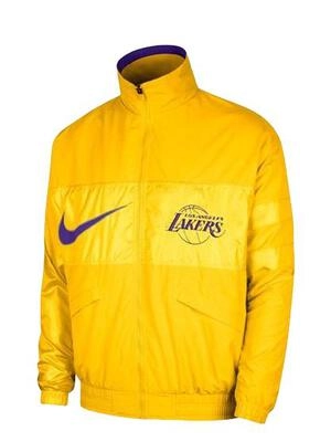 Nike Nba Los Angeles Lakers Courtside Track Jacket - Yellow