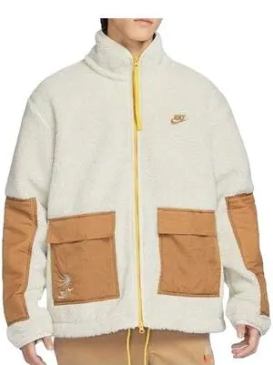 Nike Essentials Sherpa Jacket - Beige/brown