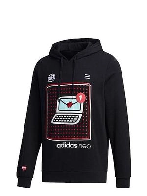 Adidas Neo Vlday Hdy Sports Hoodie - Black