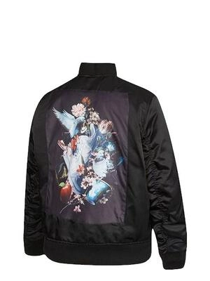 NIKE Nike Bomber Jacket With Floral Graphic Detail