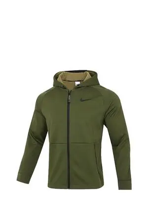 Nike Pro Therma-fit Fleece Hooded Jacket - Green