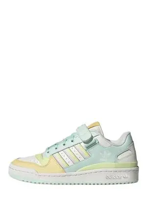 Adidas Originals Forum Low Premium Sneakers - White/blue/yellow