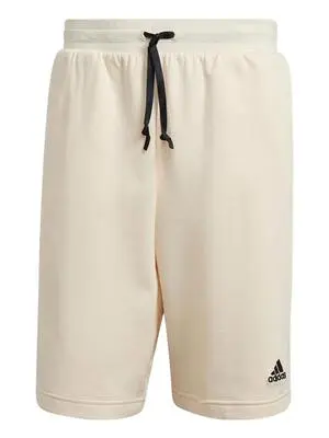 Adidas Adidas Solid Color Logo Micro Mark Lacing Casual Sports Shorts Multi-color