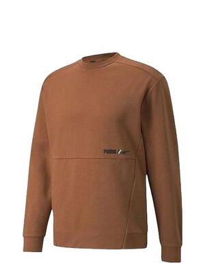 PUMA Winterized Crew Logo - Tan