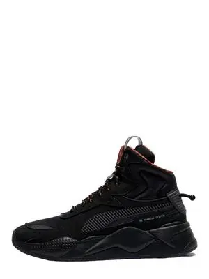 PUMA Rs-x Mid-top Sneakers - Puma Black/dark Coal/brown Mushroom