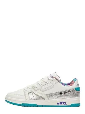 ANTA A-flashfoam Low Top Sneakers - White/silver/green