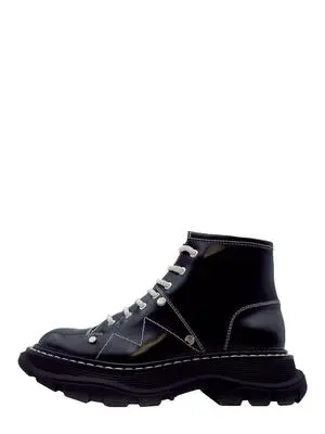 Alexander McQueen Tread Slick Boot - Black/silver
