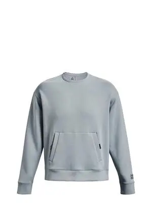Under Armour Summit Fleece Knit Crew 'grey Blue - Grey/blue