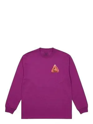 PALACE Fw21 Chapping Long Sleeve Shirt - Purple