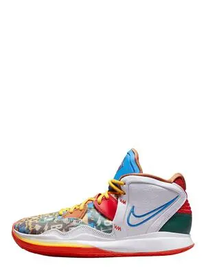 Nike Kyrie Infinity Ep "ky-d" High Top Athletic Sneakers - Cream/orange/blue