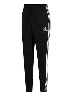 Adidas 3s Sj To Pt Classic Stripe Knit Sports Pants - Black