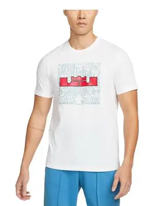 Nike Graphic Print Knit T-shirt - Multi-color
