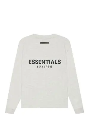 Fear Of God Ss21 Long Sleeve T-shirt 'light Heather Oatmeal - Default Colorway