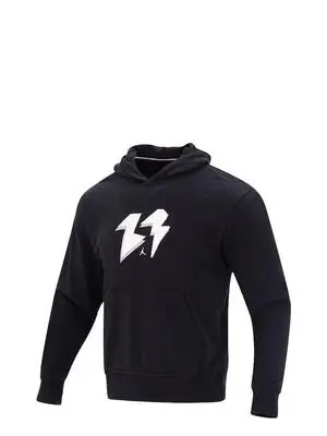 JORDAN Flight Mvp Fleece Pullover Hoodie - Black/sail