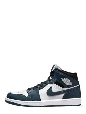 JORDAN Air Jordan 1 Mid SE 'Armory Navy Dark Teal' White/dark Teal/black