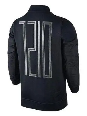JORDAN Air Numeric Pattern Casual Sports Jacket - Black