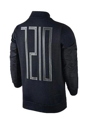 JORDAN Air Numeric Pattern Casual Sports Jacket - Black