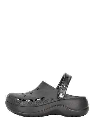 CROCS Baya Platform Clogs - Black