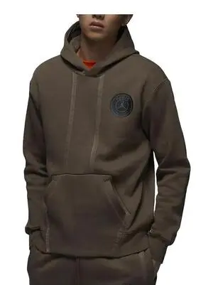 JORDAN Paris Saint-germain Logo Hoodie - Brown