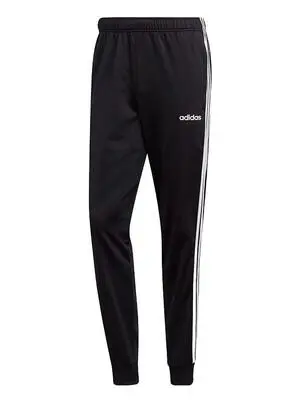 Adidas Essentials 3-stripes Tapered Tricot Pants - Black