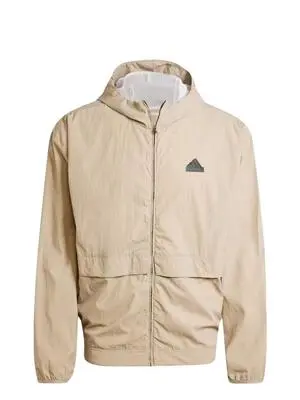 Adidas City Escape Full-zip Hoodie Asia Sizing - Beige