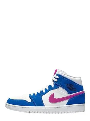 JORDAN Air Jordan 1 Mid Sneakers Hyper Royal/hyper Violet-white