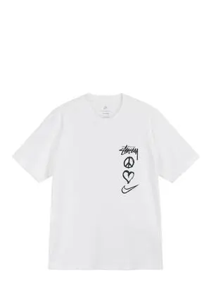 Nike X Stussy Peace Love Swoosh T-shirt 'white - Multi-color