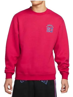 JORDAN Embroidered Logo Pullover - Red/multi-color