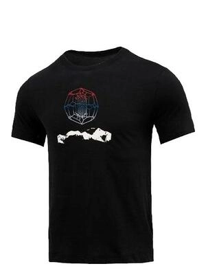 Nike Ss22 Logo Printing Sports Round Neck Short Sleeve Black - Default Color