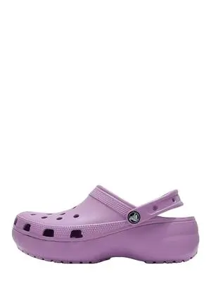 CROCS Classic Platform Clogs - Lavender