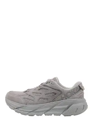 Hoka One One Clifton L Suede Sneakers - Limestone/limestone