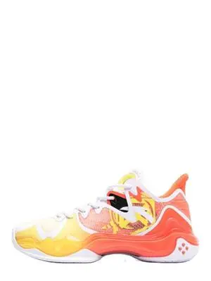 ANTA Shock Wave 4 Sneakers - White/orange/yellow