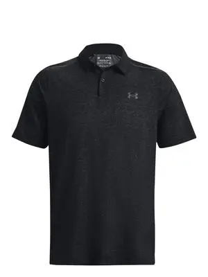 Under Armour Iso-chill Heather Polo Shirt - Black