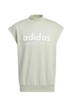 Adidas Basketball Sleeveless Sweatshirt - Grey