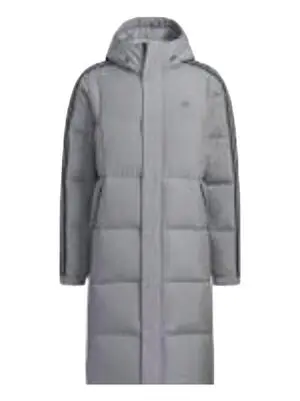 Adidas Long Down Jacket - Grey