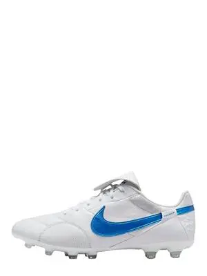 Nike Premier 3 Fg Low Athletic Cleats - White/signal Blue