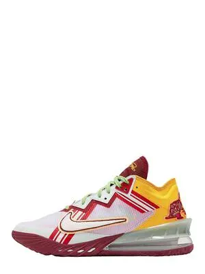 Nike Nike Mimi Plange X LeBron 18 Low EP 'Higher Learning' Sneakers White/red/yellow