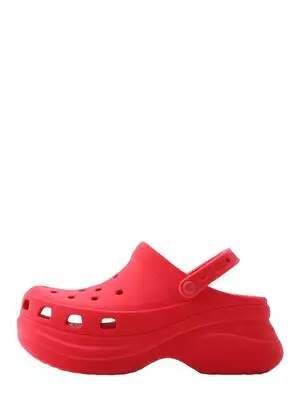 CROCS Bae Velvet Clog - Digital Raspberry/red
