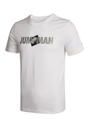 Nike As J Jmc Ss Hbr Ctn Crew - White
