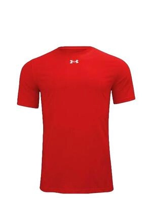 Under Armour Locker Tee With Camouflage Back Panel - Red