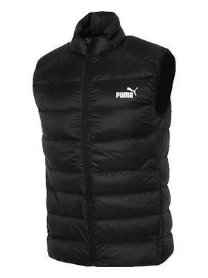 PUMA Logo Down Vest - Black