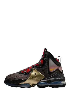 Nike Lebron 19 'doernbecher 2022' High Top Athletic Sneakers - Black/red/gold