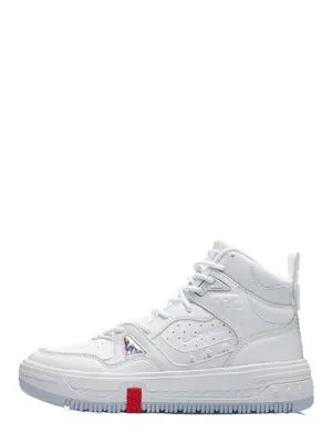 LI-NING High Top Sneakers - White