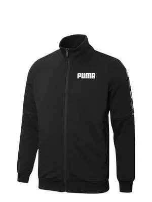 PUMA Tape French Terry Full-zip Sweatshirt - Black