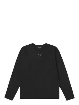 THUG CLUB Basic Long-sleeve T-shirt - Black
