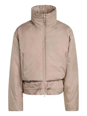 Adidas By Stella Mccartney Padded Stand Collar Jacket - Chalky Brown