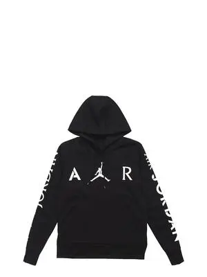 JORDAN Air Casual Pullover Hoodie - Black