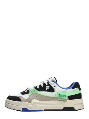 FILA FUSION Classic Skate Sneakers - Black/white/blue