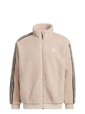 Adidas Neo Essentials Fleece Jacket - Beige/black
